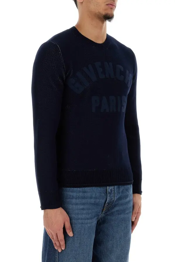 Givenchy Paris Embroidered Cotton Sweater