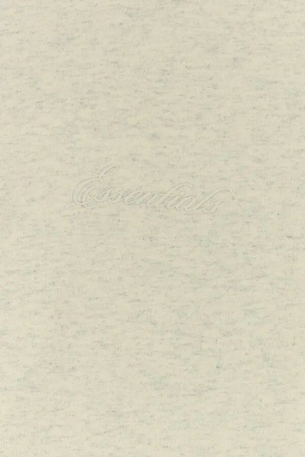 Fear Of God Melange Ivory Cotton T-shirt