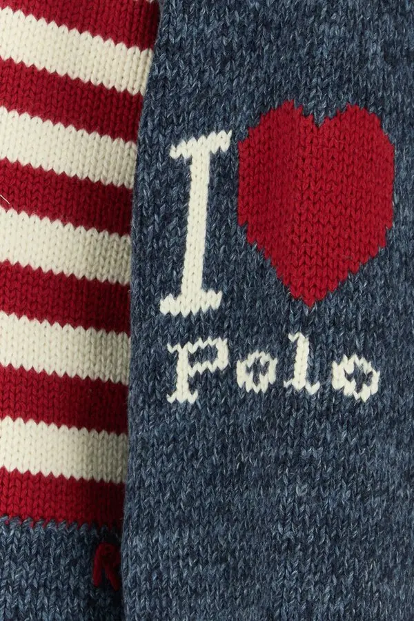 Polo Ralph Lauren Melange Cotton Oversize Sweater