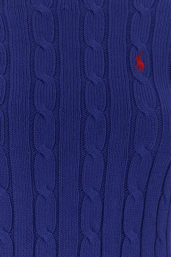 Polo Ralph Lauren Cotton Cable Knit Sweater - Blue