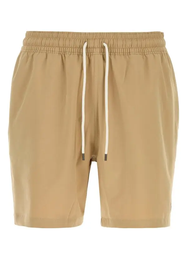 Polo Ralph Lauren Stretch Polyester Swimming Shorts - Light Brown