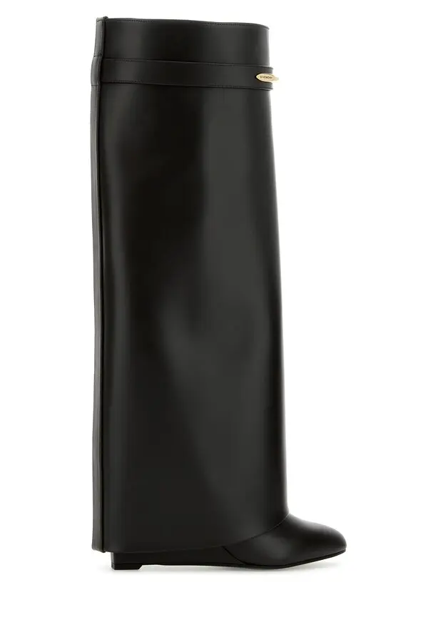 Givenchy Leather Shark Boots - Black
