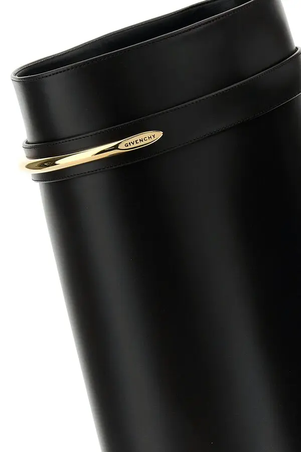 Givenchy Leather Shark Boots - Black