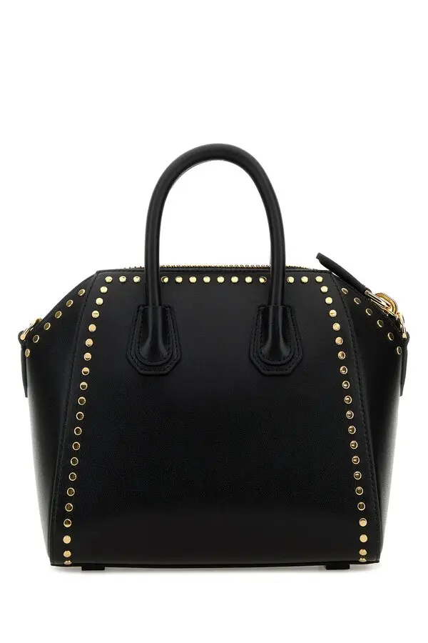 Givenchy Antigona Mini Studded Leather Handbag - Black