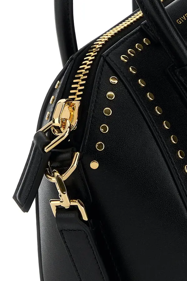 Givenchy Antigona Mini Studded Leather Handbag - Black