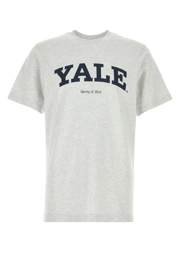 Sporty & Rich Melange Cotton T-shirt