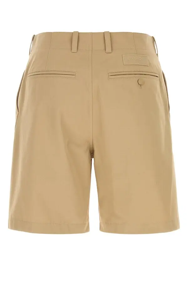 Givenchy Beige Cotton Bermuda Shorts