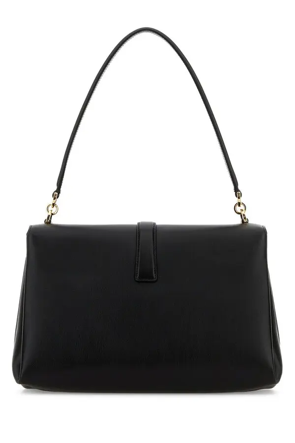 FERRAGAMO Leather Shoulder Bag - Black