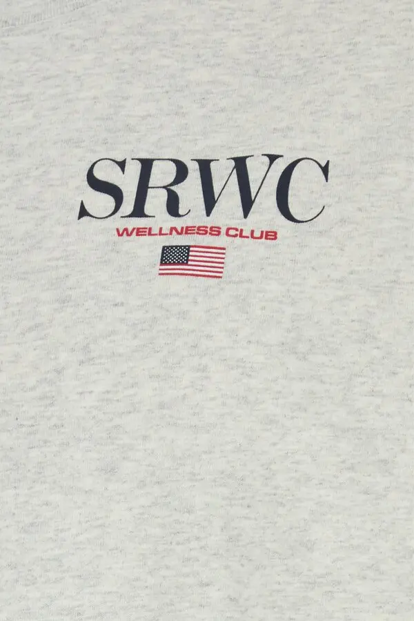 Sporty & Rich Melange Cotton T-shirt