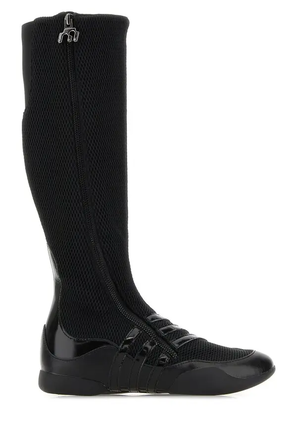 ADIDAS BY MIAOU Mesh And Leather Boots