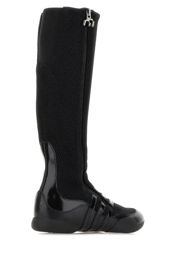 ADIDAS BY MIAOU Mesh And Leather Boots