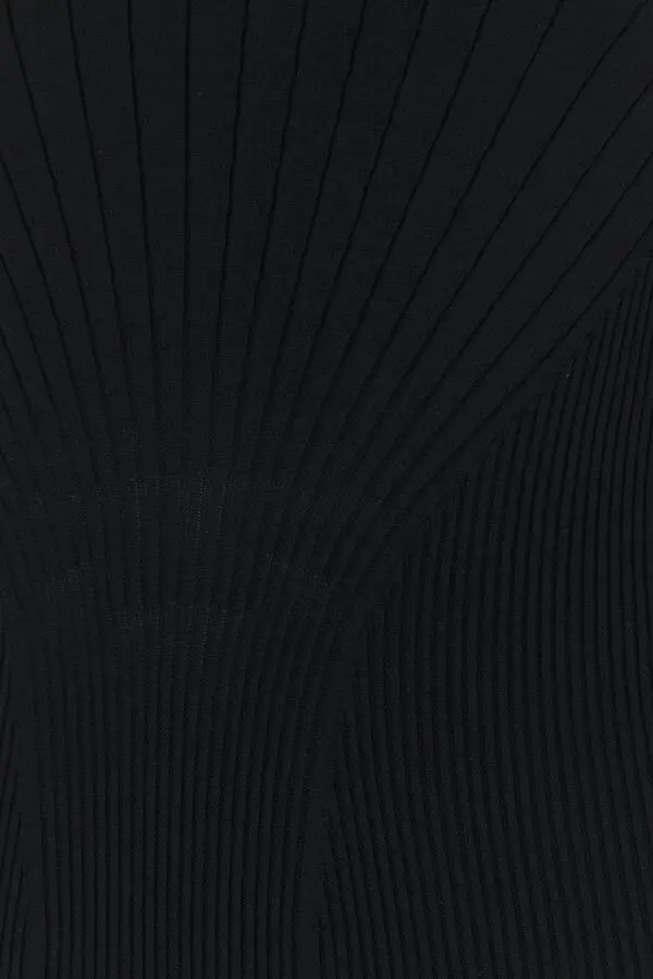 Sportmax Viscose Blend Ribbed Top
