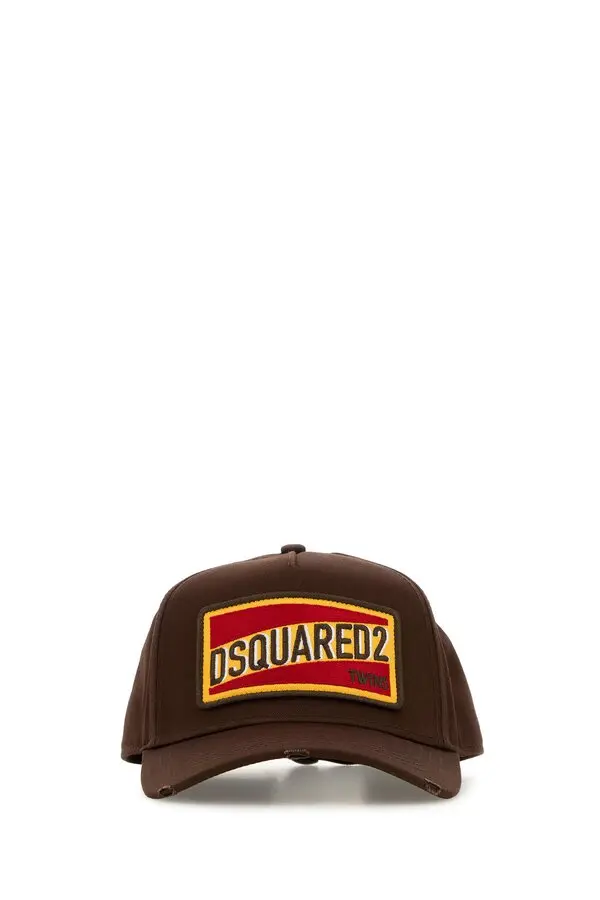 Dsquared2 Cotton Baseball Cap - Brown