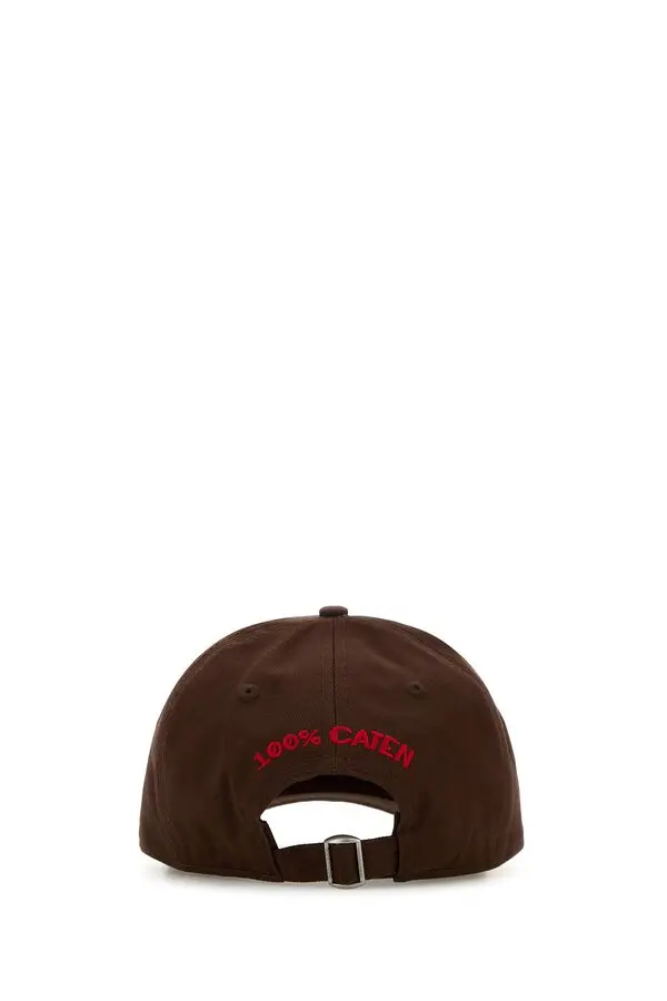 Dsquared2 Cotton Baseball Cap - Brown