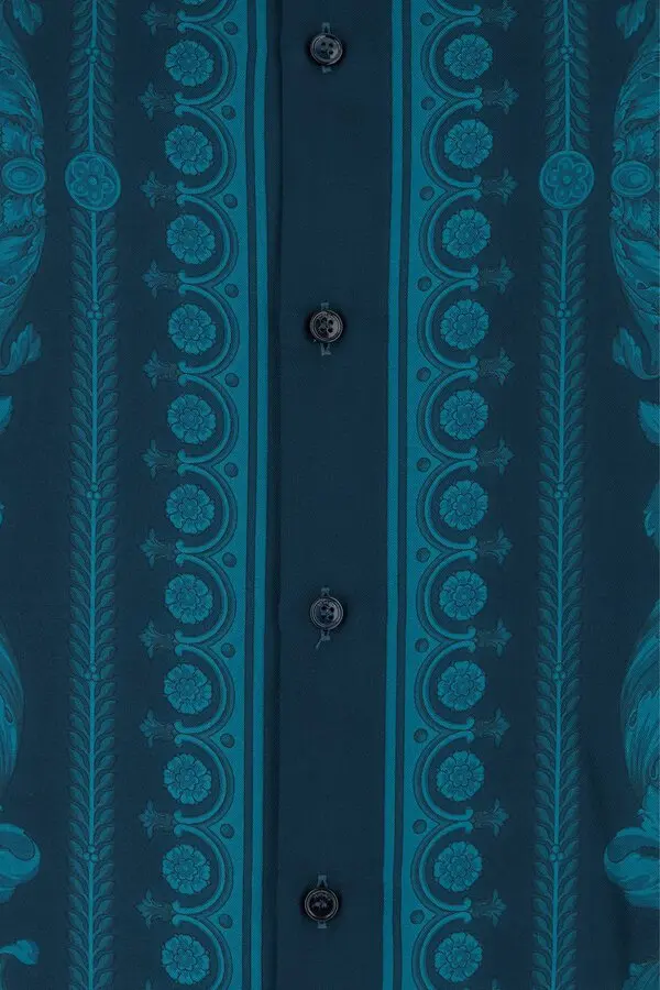 Versace Printed Twill Shirt - White