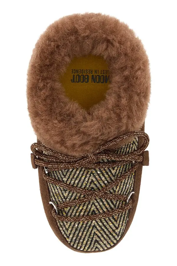 Moon Boot X Guest In Residence Woven Fabric Ankle Boots