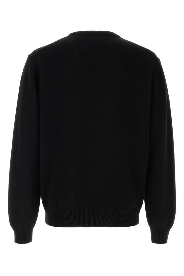 Versace Cashmere Sweater With Embroidered Logo