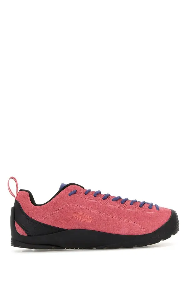 Keen Suede Jasper Lace Up Sneakers - Pink