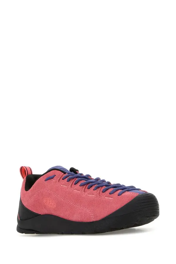 Keen Suede Jasper Lace Up Sneakers - Pink