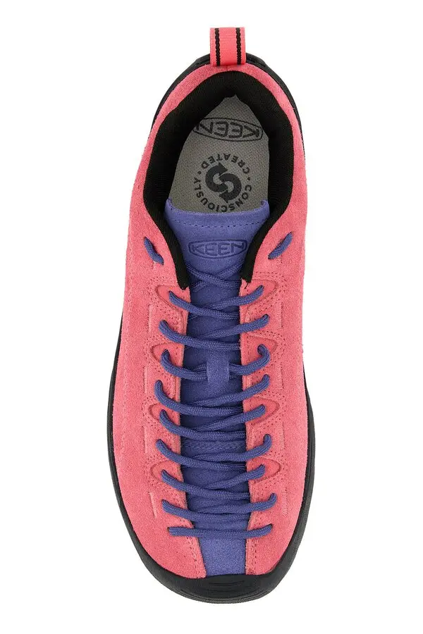 Keen Suede Jasper Lace Up Sneakers - Pink