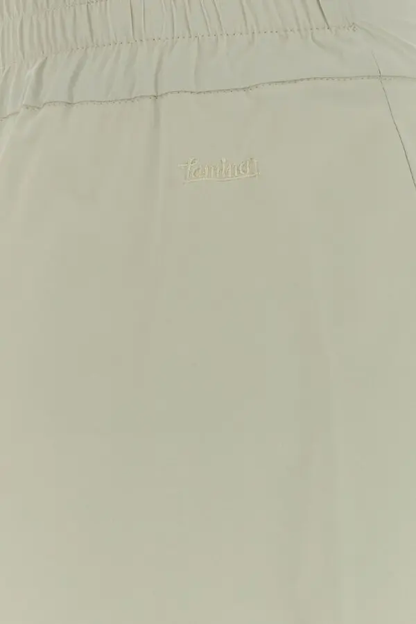 Herno Chalk Nylon Flared Skirt