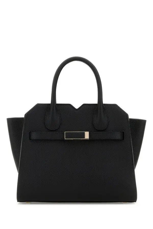 VALEXTRA Leather Handbag - Black