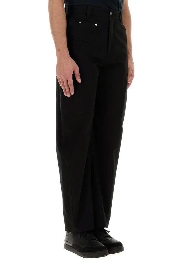 Givenchy Cotton Cargo Pants With Embroidered Logo