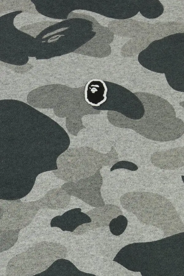 A BATHING APE Printed Cotton Camouflage Sweatshirt