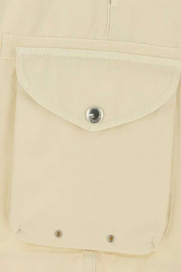 Brunello Cucinelli Cotton Bermuda Shorts With Drawstring Waist - Yellow
