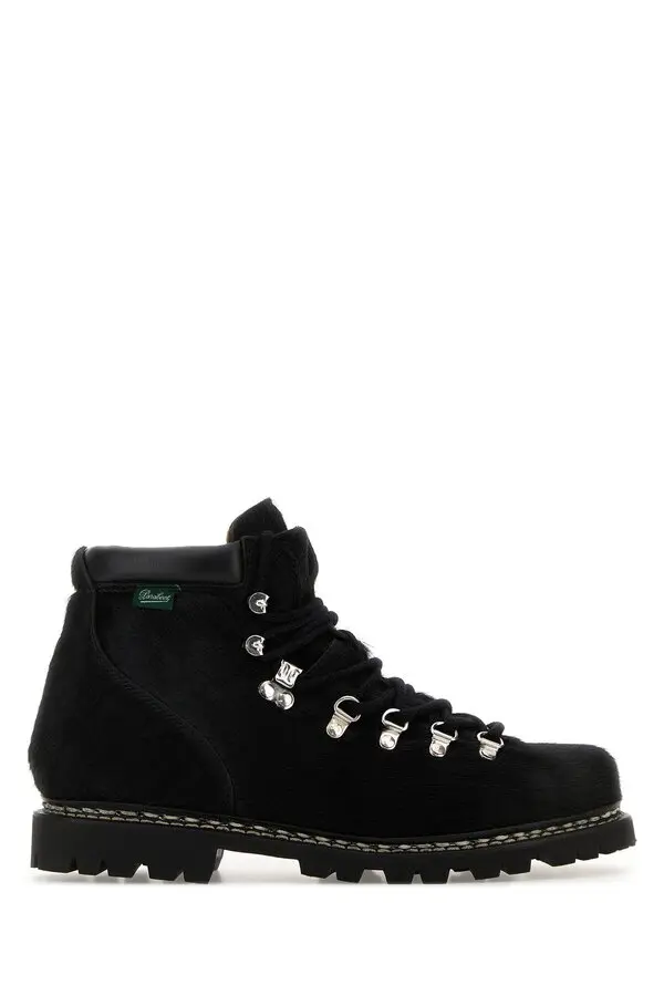 Junya Watanabe Calf Hair X Paraboot Lace-up Ankle Boots