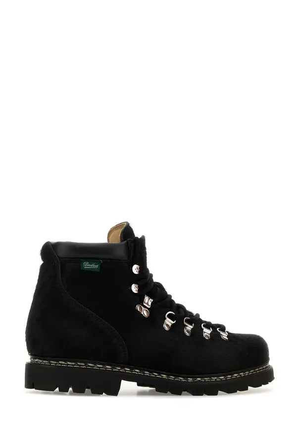 Junya Watanabe Calf Hair X Paraboot Lace-up Ankle Boots