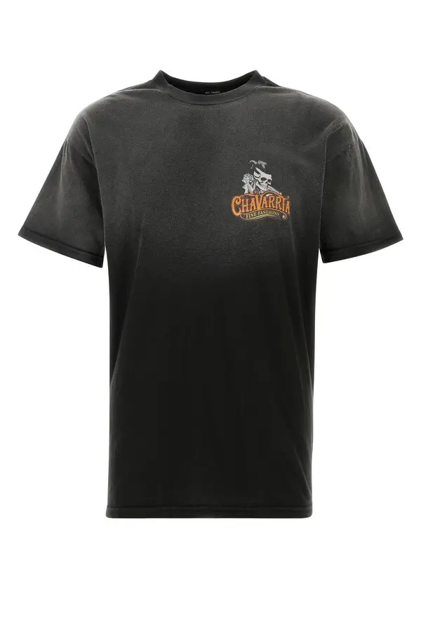 WILLY CHAVARRIA Slate Cotton T-shirt