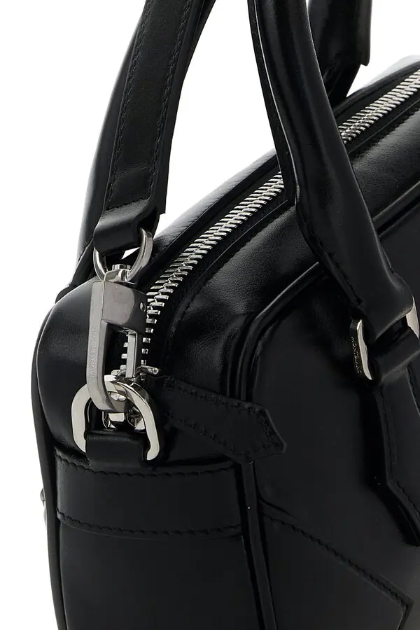 Montblanc Leather Small Bowling Handbag
