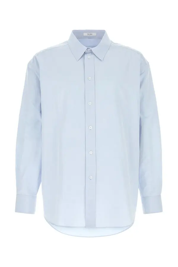 THE ROW Powder Poplin Granada Shirt