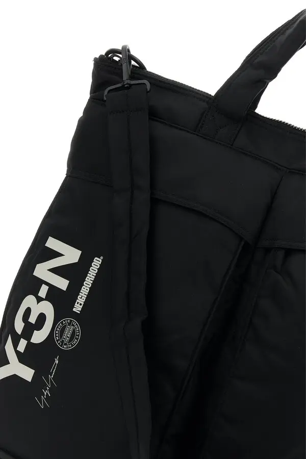 Y-3 YOHJI YAMAMOTO ADIDAS Y-3 Yamamoto Fabric Shopping Bag With Printed Logo