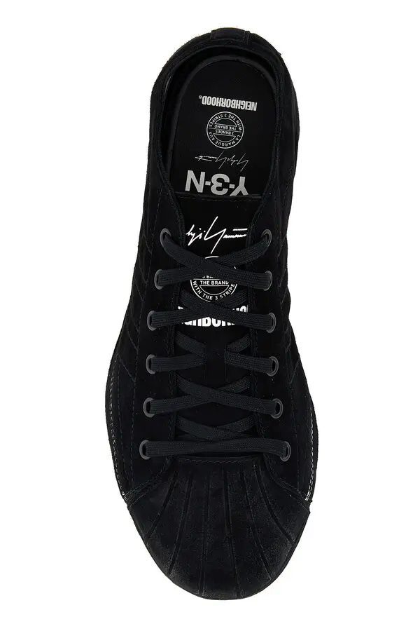 Y-3 YOHJI YAMAMOTO ADIDAS Y-3 Yamamoto Suede Nizzastar Sneakers