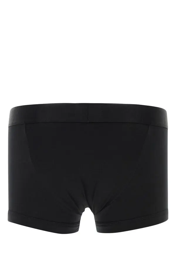 Emporio Armani Stretch Cotton Boxer - Black