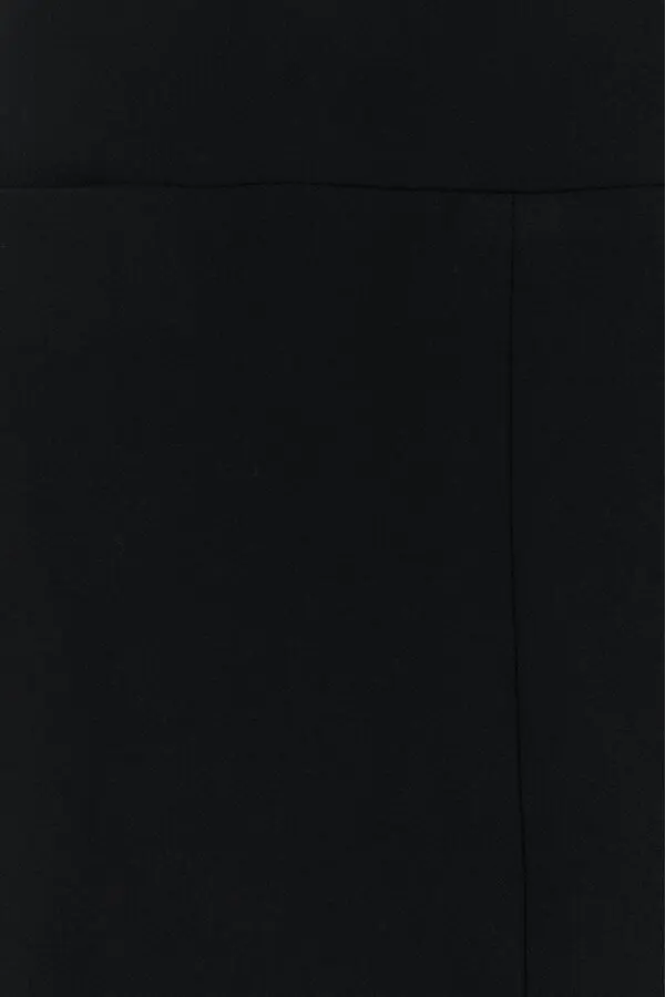 Alaïa Stretch Polyester Blend Flared Skirt With Side Slit