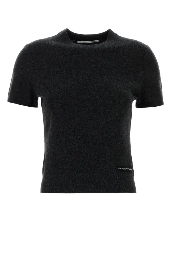 Alexander Wang Short-sleeve Wool Sweater
