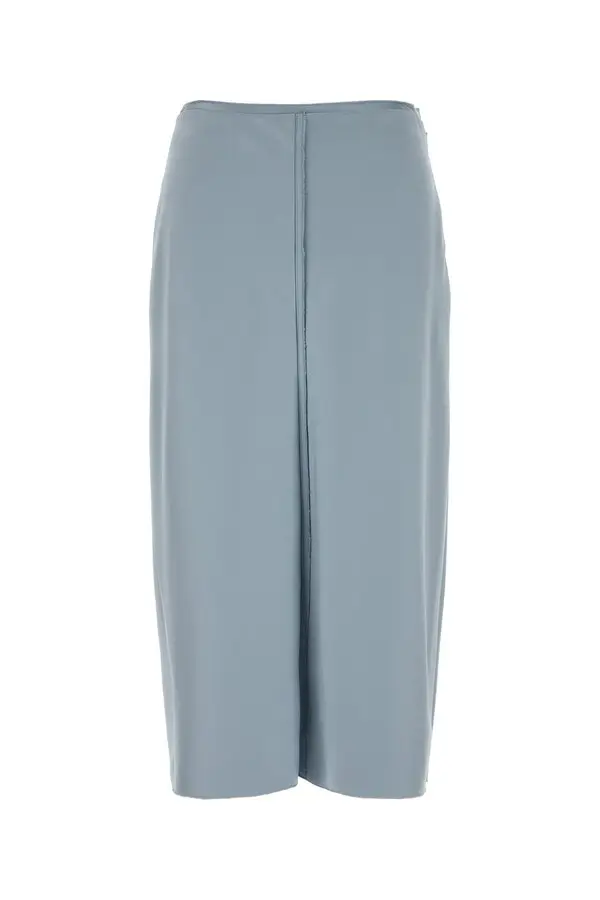 Ami Stretch Satin Skirt