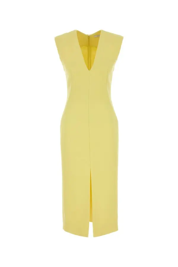 Givenchy Stretch Crepe V-neck Dress