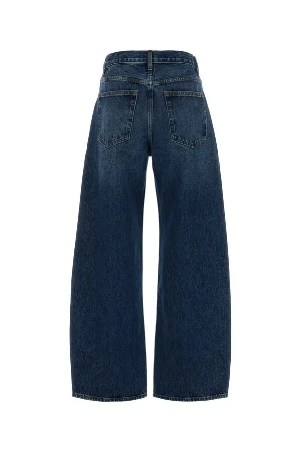 FRAME The Bow Wide-leg Jeans - Blue