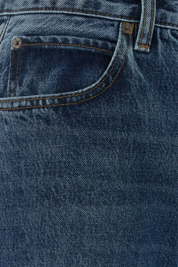 FRAME The Bow Wide-leg Jeans - Blue