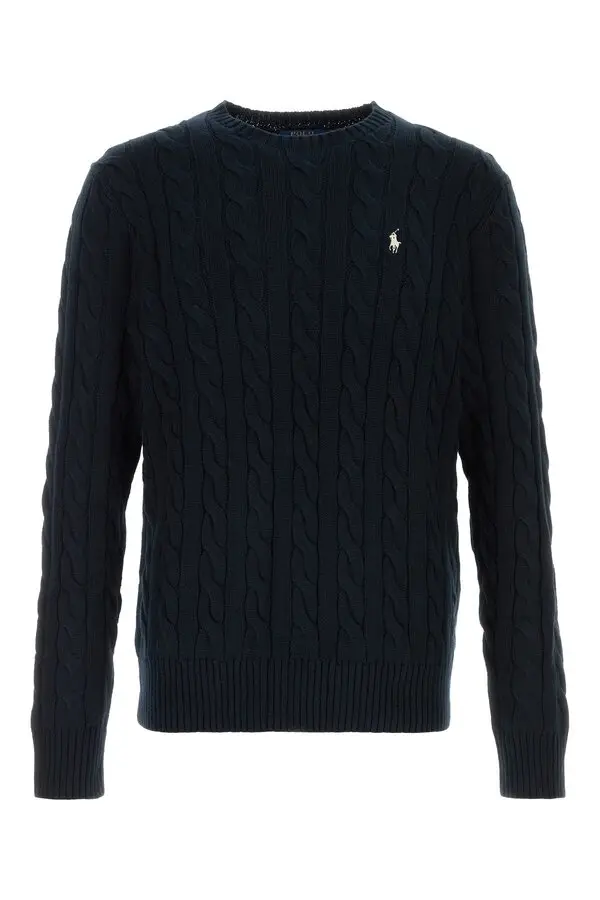 Polo Ralph Lauren Cotton Cable Knit Sweater - Blue