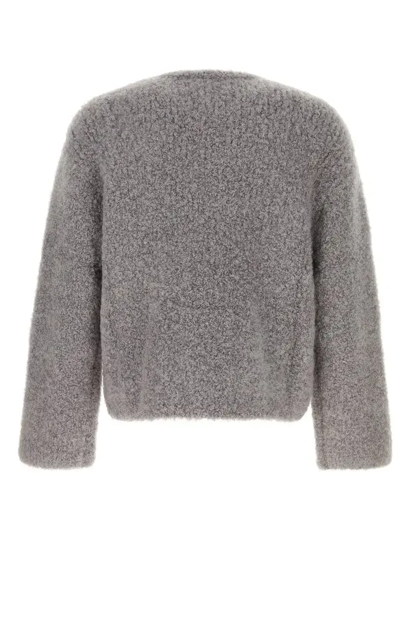 Séfr Jermaine Mohair Blend Sweater - Grey