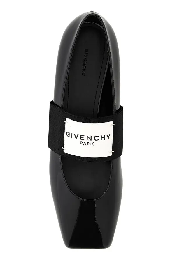 Givenchy Leather Squared Ballerinas