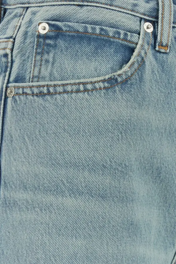 FRAME The Bow Wide-leg Jeans - Blue