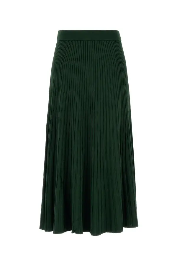 Zimmermann Ribbed Crew-neck Sweater - Green