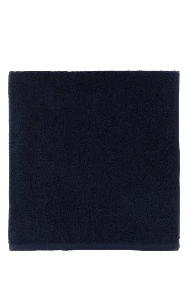 Giorgio Armani Midnight Terry Fabric Beach Towel - Blue