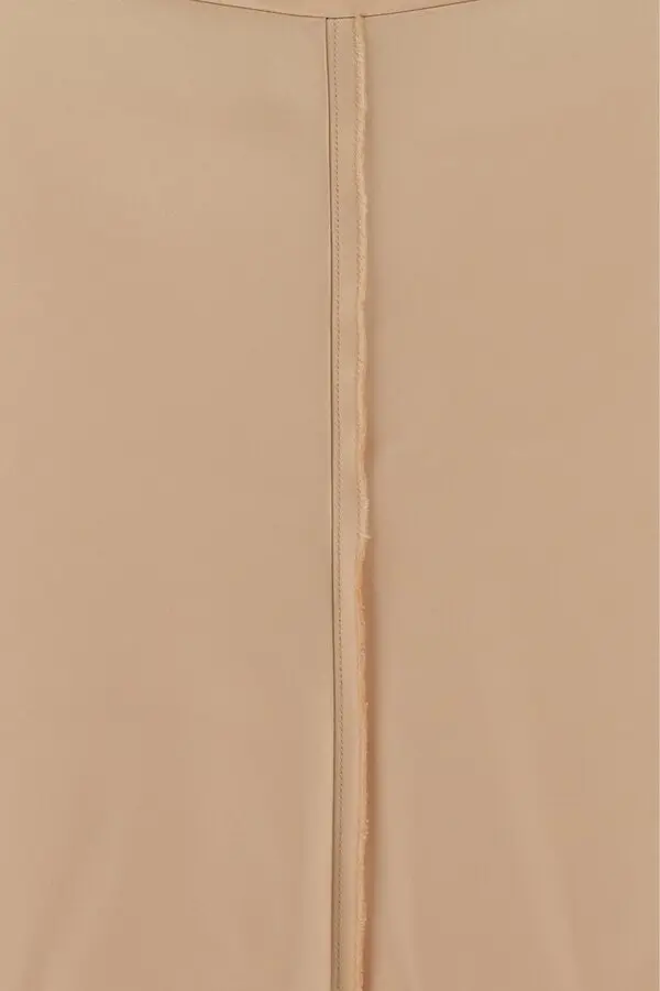 Ami Skin Stretch Satin Skirt